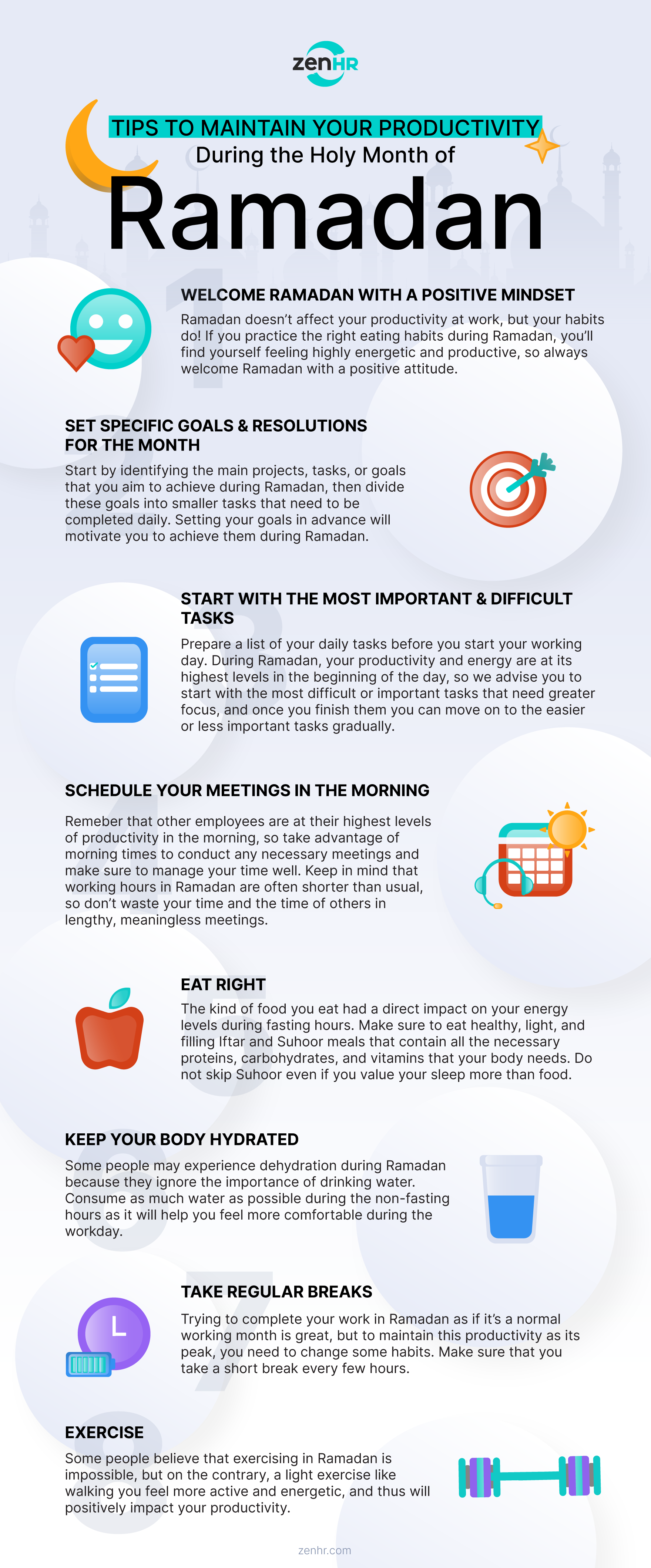 8 Tips to Maintain your Productivity During the Holy Month of Ramadan