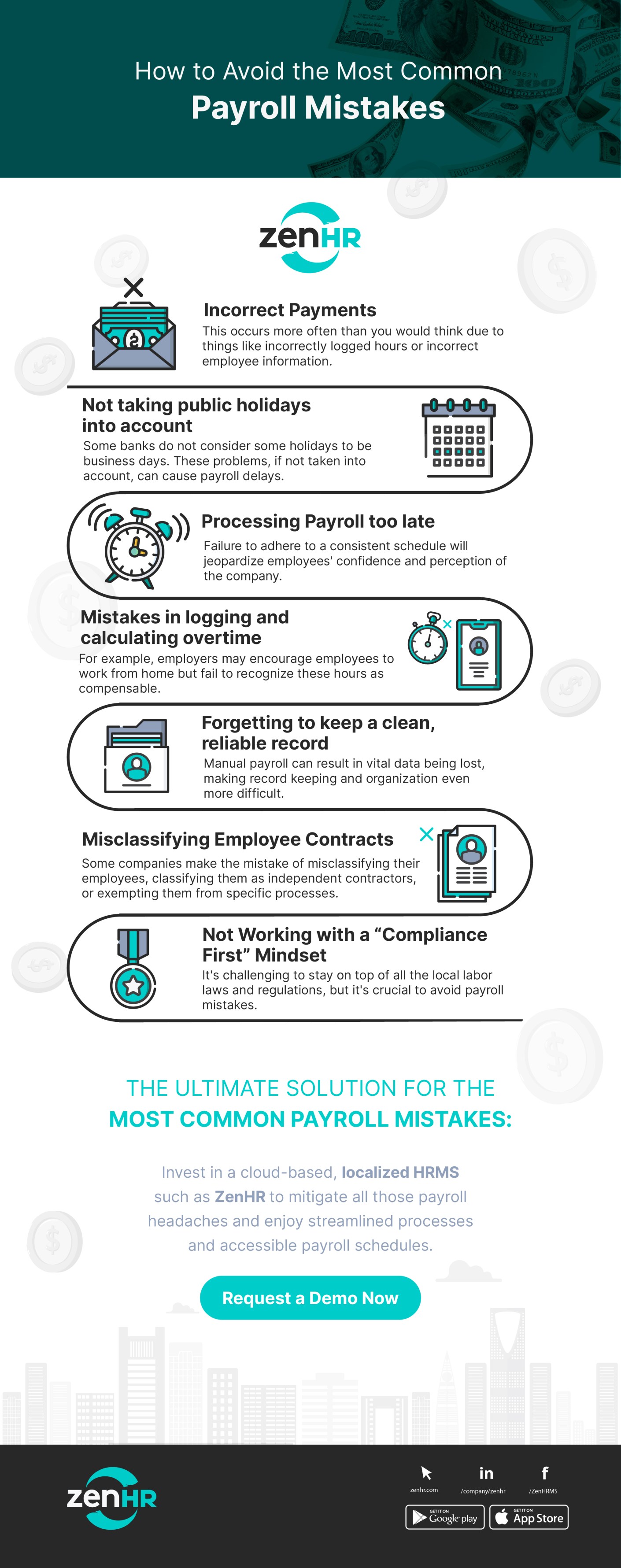 Infographic: How to Avoid the Most Common Payroll Mistakes