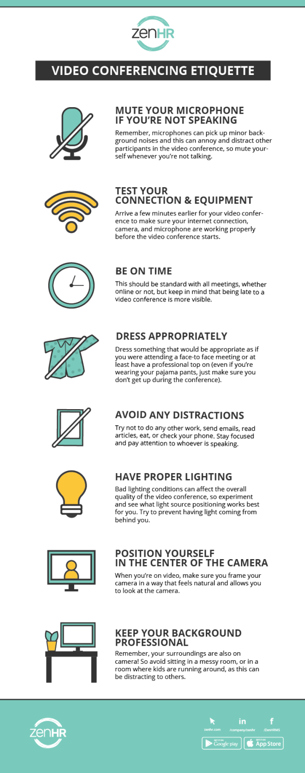 Video Conferencing Etiquette - ZenHR's Blog