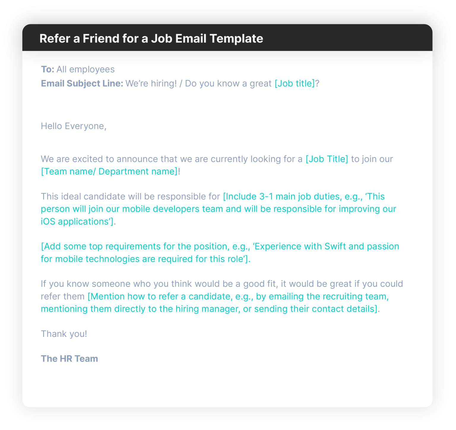 6 Essential HR Email Templates - ZenHR's Blog